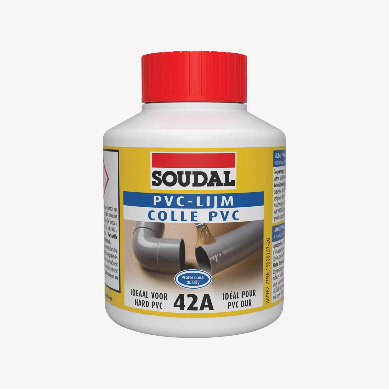 Cola para PVC Gel 42A [com Pincel] | Soudal